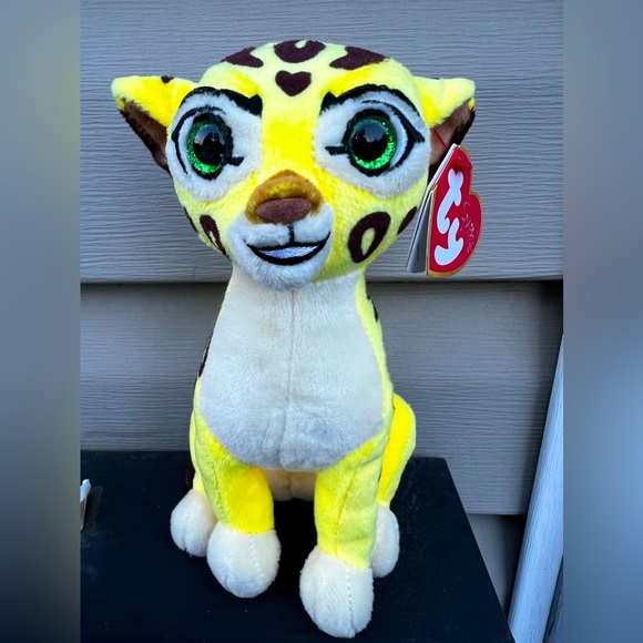 Disney | Toys | Ty Sparkle Disney The Lion Guard Fuli Plush Cheetah ...